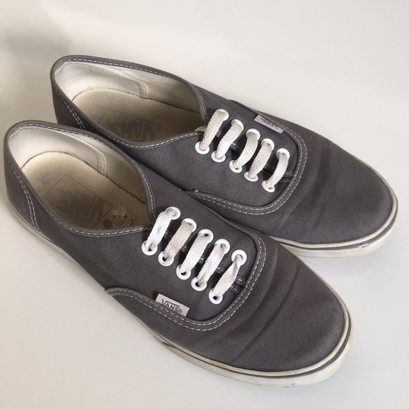 Vans | Shoes | Vans Authentic Low Pro Gray | Poshmark